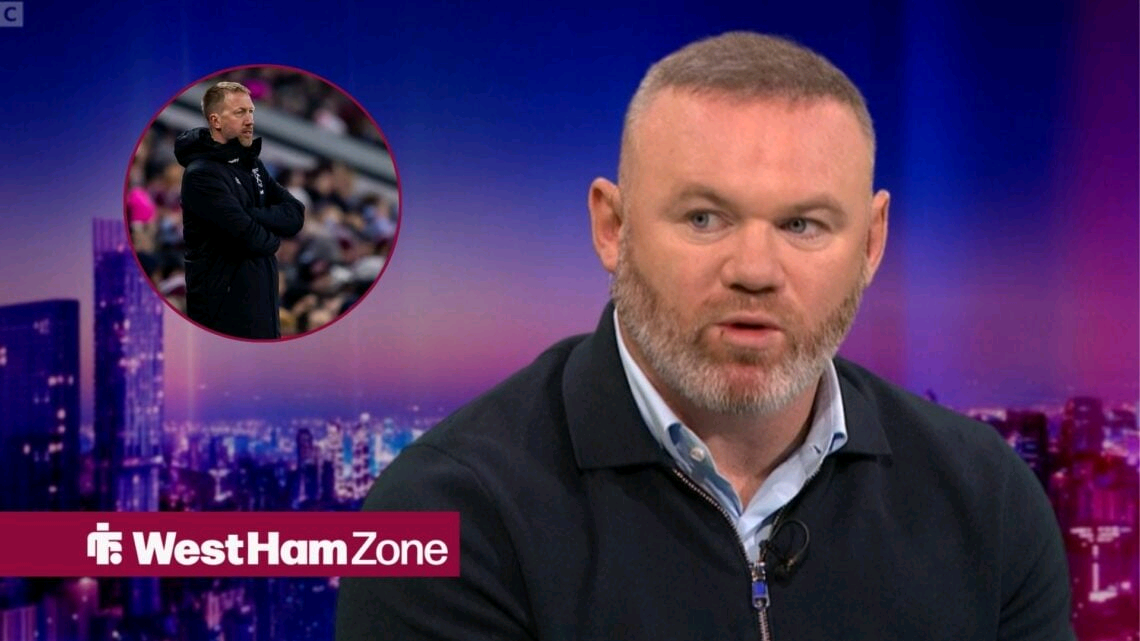Wayne Rooney blasts West Ham on MOTD after what Kelly Cates said about ...